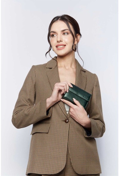 Aka Deri 445 %100 Hakiki Deri Bayan Cüzdan