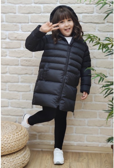 Pique Kız Çocuk Helena Kapüşonlu Mont