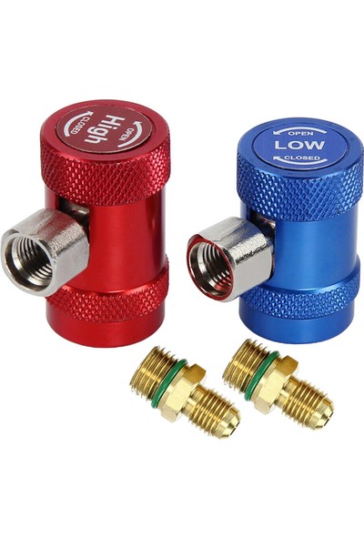 Blesiya Otomatik R1234YF Hızlı Kuplörler Manuel Kuplörler Adaptörler Değiştirme 2