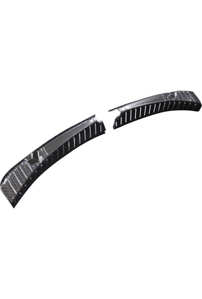 Tesla Için 2 Iç Arka Trunk Guard Kümesi Karbon Fiber Kurulumu Kolay