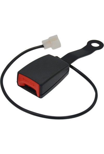 Otomatik 22MM Araba Ön Emniyet Kemeri Toka Soket Fiş Konnektörü W / Uyarı Kablosu