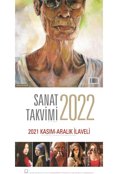 Sanat Takvimi 2022 Masa Takvimi