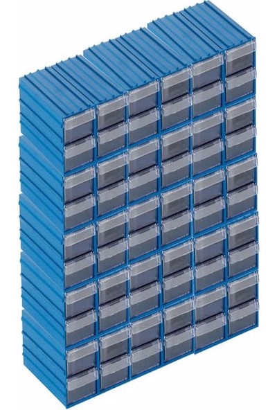 Set 300 Plastik Çekmeceli Kutu 60 Çekmeceli