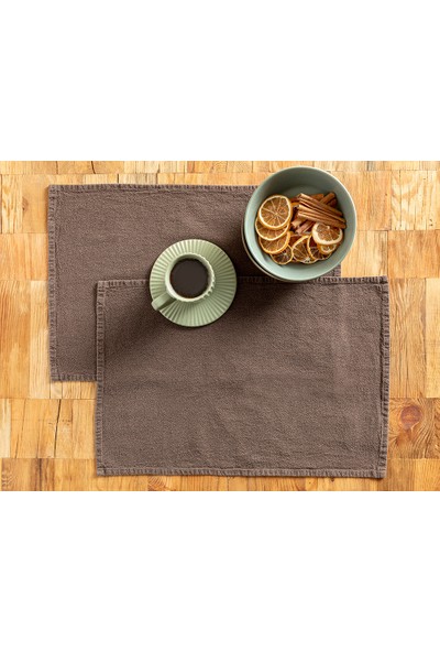 English Home Grandeur Pamuk 2'li Amerıkan Servıs 30 x 45 cm Kahve English Home Grandeur Pamuk 2'li Amerıkan Servıs 30 x 45 cm Kahve