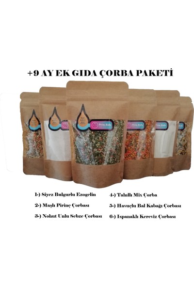 Dirim Baby +9 Ay Ek Gıda Çorba Paketi