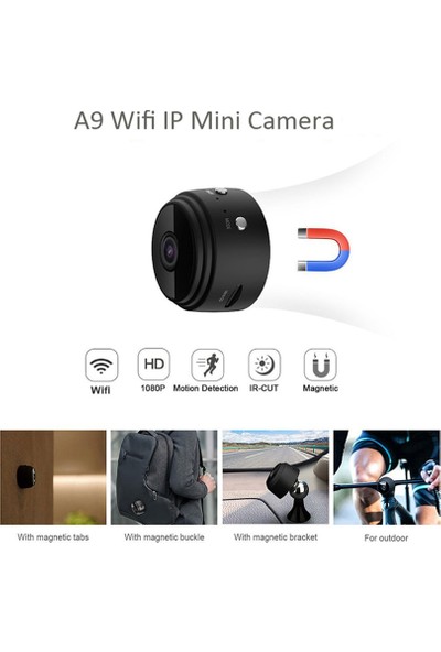 Rshower A9 Wifi Mini Kamera (Yurt Dışından) Rshower A9 Wifi Mini Kamera (Yurt Dışından)