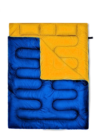 My Lizbon Çift Kişilik Uyku Tulumu-Mavi