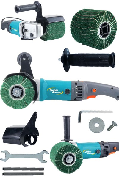 Lieber German 4100 Watt 180 mm Metal Şanzuman Bakır Sargılı 6 Kademe Devir Ayarlı Tam Profesyonel Mop Zımpara Makinesi Lieber German 4100 Watt 180 mm Metal Şanzuman Bakır Sargılı 6 Kademe Devir Ayarlı Tam Profesyonel Mop Zımpara Makinesi