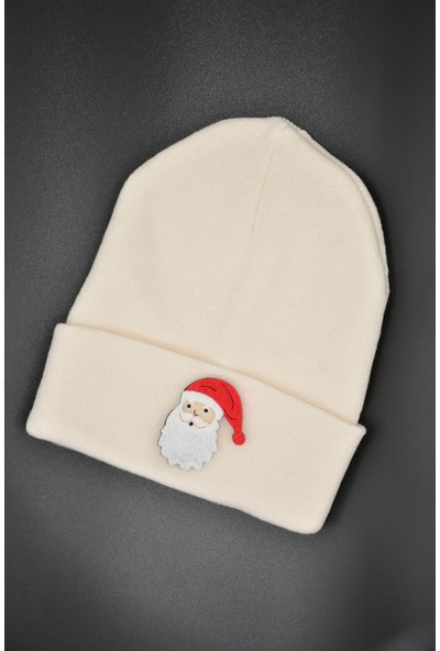 Moxxo moxxo Yılbaşı Özel Koleksiyonu Noel Baba Figürlü Bej Renk Unisex Hediyelik Bere Moxxo moxxo Yılbaşı Özel Koleksiyonu Noel Baba Figürlü Bej Renk Unisex Hediyelik Bere