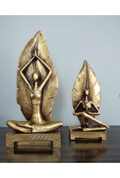 Cemrela Art Yoga Yapan Kızlar Biblo 2' Li Set Cemrela Art Yoga Yapan Kızlar Biblo 2' Li Set