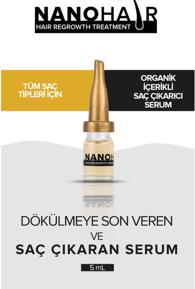 Nanohair Dökülme Karşıtı Saç Serumu 1 Set - 10 x 5 ml Serum Nanohair Dökülme Karşıtı Saç Serumu 1 Set - 10 x 5 ml Serum