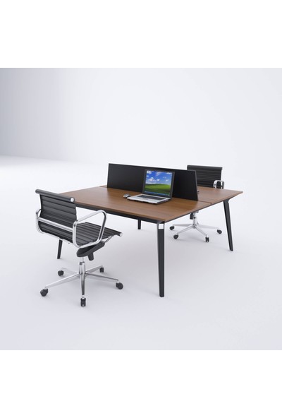 Tuundesign Nova Ikili Çalışma Masası Ceviz