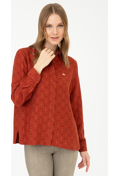 U.S. Polo Assn. Turuncu Gömlek Uzunkol 50237014-VR191