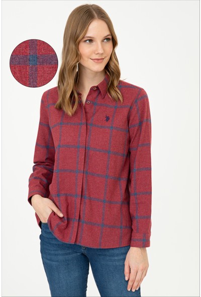 U.S. Polo Assn. Kırmızı Gömlek Uzunkol 50248232-VR014