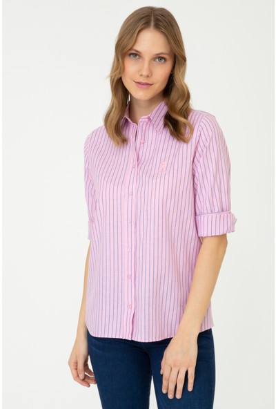U.S. Polo Assn. Pembe Gömlek Uzunkol 50248004-VR041