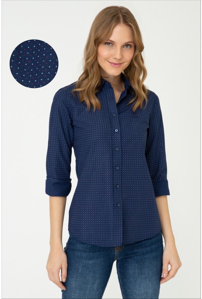 U.S. Polo Assn. Lacivert Gömlek Uzunkol 50248003-VR033