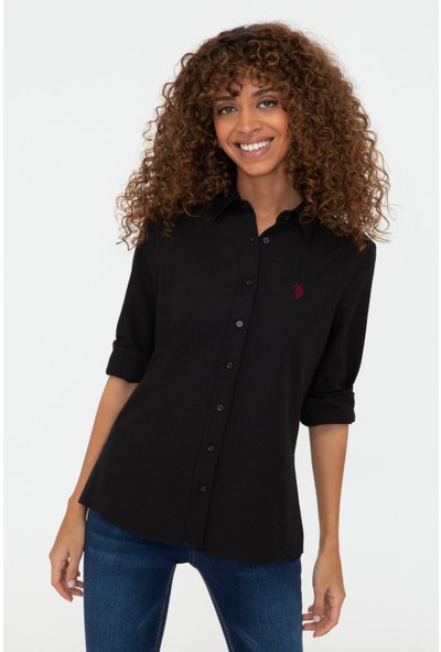 U.S. Polo Assn. Siyah Gömlek Uzunkol Basic 50249850-VR046 U.S. Polo Assn. Siyah Gömlek Uzunkol Basic 50249850-VR046