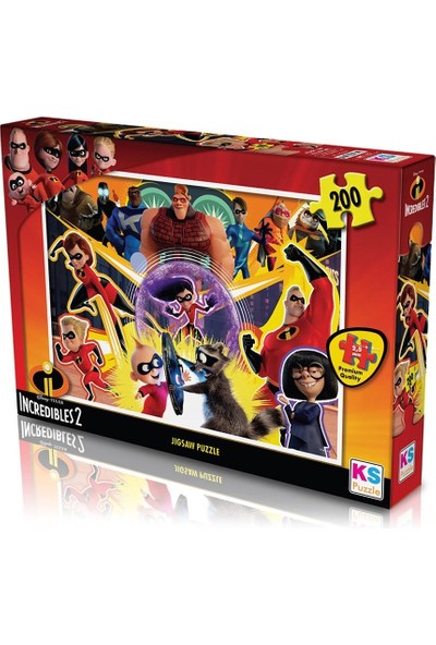 KS Games INC113 Ks Incredibles / 200 Parça Puzzle
