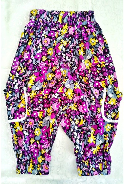 Kobal Business Kız Çocuk Günlük Rahat Pantolon Otantik Cep Detaylı Şalvar Pantolon Özel Tasarım Modeli