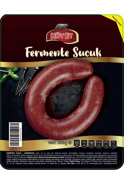 köyet Fermente Sucuk 300 gr