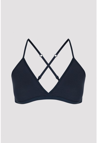Penti Lacivert Triangle Basic Cotton Sütyen Penti Lacivert Triangle Basic Cotton Sütyen