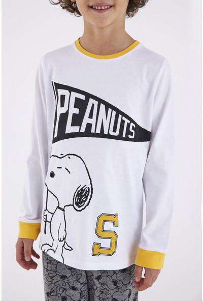 Penti Çok Renkli Erkek Çocuk Snoopy Peanuts Fam 2li Pijama Takımı
