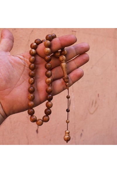 Tesbih Pasajı Büyük Boy El Işçilikli Küre Kesim Kuka Tesbih