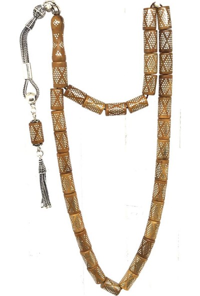 Tesbih Pasajı Gümüş Işleme Özel Işçilik Kesme Baklava Desenli Kuka Te