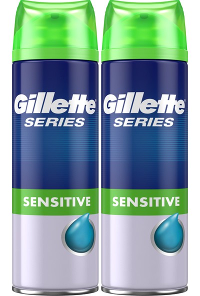 Gillette Series Tıraş Jeli Hassas 400 ml (2x200 ml) Champions Edition Gillette Series Tıraş Jeli Hassas 400 ml (2x200 ml) Champions Edition