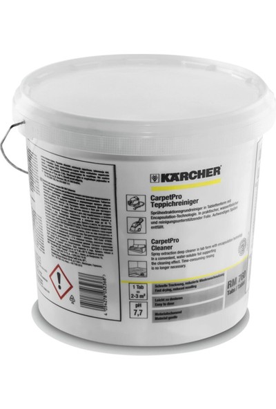 Karcher RM760 Tablet Carpet Cleaner Halı Yıkama Deterjanı 6.295-856.0