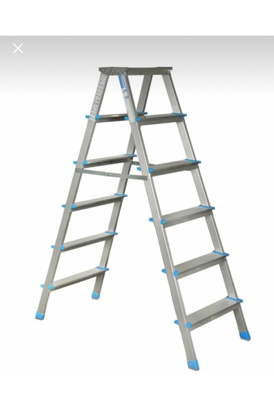 Vizyon 6+6 Çift Taraflı Alüminyum Merdiven