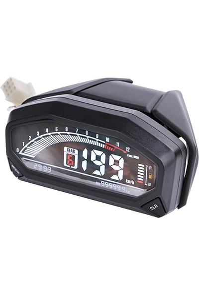 LCD Dijital Motosiklet Speedometer 1,2,4 Silindirler Ölçer Için Takometre LCD Dijital Motosiklet Speedometer 1,2,4 Silindirler Ölçer Için Takometre
