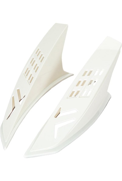 Plastik Motosiklet Kask Kulakları Boynuzları Koruyucu Dekoratif Parçalar Beyaz Beyaz Plastik Motosiklet Kask Kulakları Boynuzları Koruyucu Dekoratif Parçalar Beyaz Beyaz