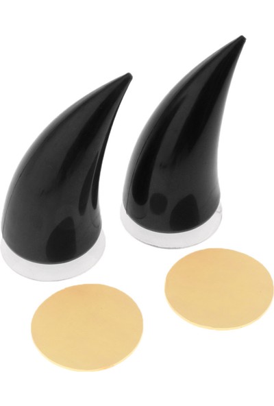 2 Adet / Parça Motosiklet Kask Boynuz Şeytanın Iyon Fincan Çubuk Boynuzda 2 Adet / Parça Motosiklet Kask Boynuz Şeytanın Iyon Fincan Çubuk Boynuzda