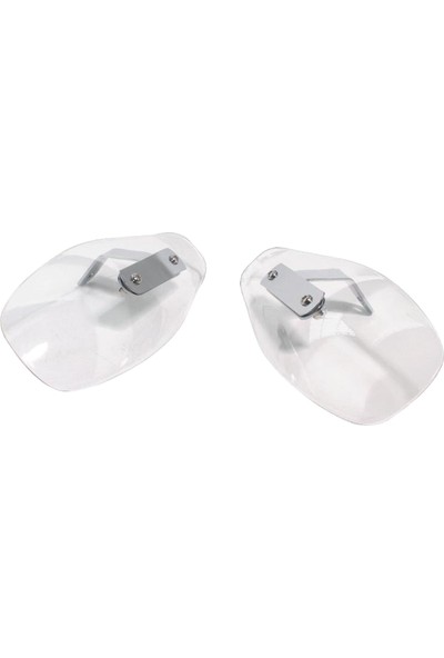 1 Çift Plastik Motosiklet El Muhafızları, Rüzgar Kalkanı Şeffaf 1 Çift Plastik Motosiklet El Muhafızları, Rüzgar Kalkanı Şeffaf