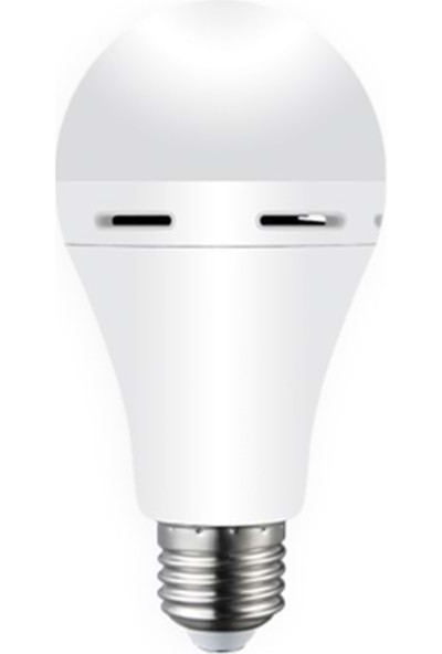 Alkılıç E27 9w şarjlı led beyaz ampul