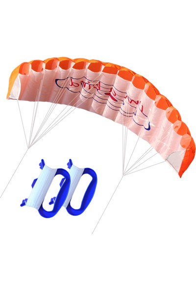 Homyl 1.4 M Açık Oyuncaklar Çift Çizgi Parafoil Paraşüt (Yurt Dışından)