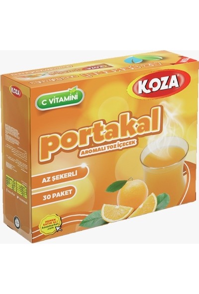 Koza Az Şek. Tek İçim. Portakal Aro. İçecek Tozu (30 Stick) Koza Az Şek. Tek İçim. Portakal Aro. İçecek Tozu (30 Stick)