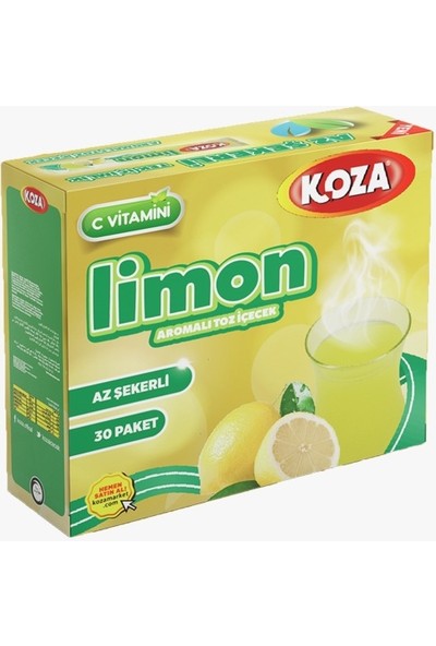 Koza Az Şek. Tek İçim. Limon Aro. İçecek Tozu (30 Stick) Koza Az Şek. Tek İçim. Limon Aro. İçecek Tozu (30 Stick)