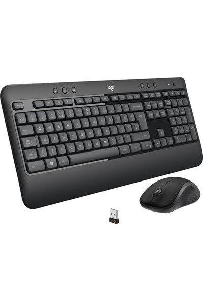 Logitech MK540 ADVANCED Kablosuz Türkçe Klavye Mouse Seti - Siyah Logitech MK540 ADVANCED Kablosuz Türkçe Klavye Mouse Seti - Siyah