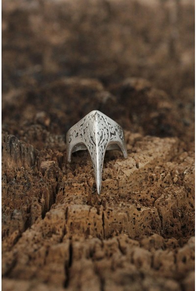 Fly Bazaar Zihgir Baş Parmak Okçu Antik Gümüş Kaplama Ayarlamalı Erkek Yüzük - BF24663 Fly Bazaar Zihgir Baş Parmak Okçu Antik Gümüş Kaplama Ayarlamalı Erkek Yüzük - BF24663