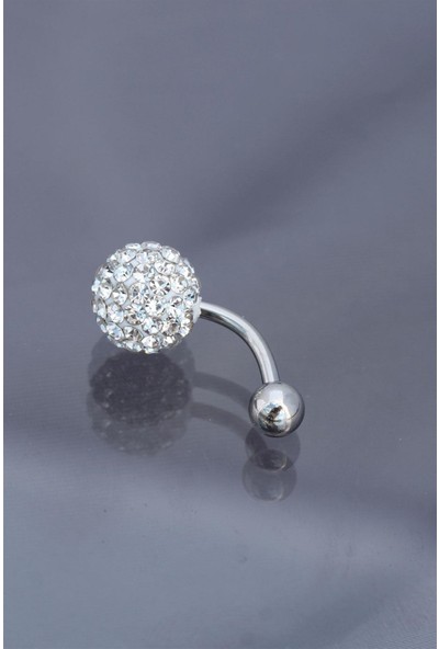 Fly Bazaar Top Model Zirkon Taşlı Silver Renk Cerrahi 316L Çelik Piercing - BF23115 Fly Bazaar Top Model Zirkon Taşlı Silver Renk Cerrahi 316L Çelik Piercing - BF23115