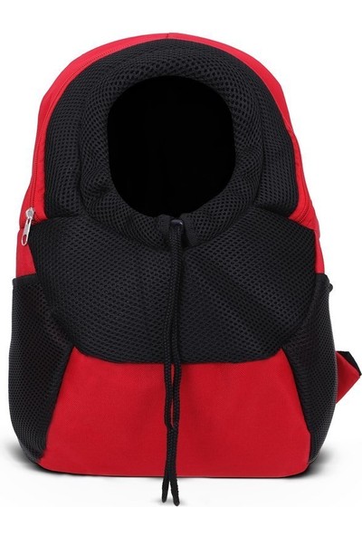 Cattie Mombag Model Taşıma Çantası Siyah-Kırmızı