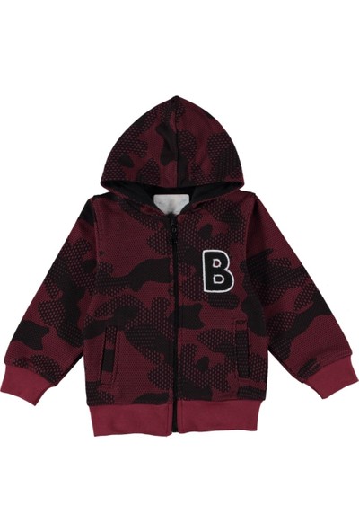 Kamuflaj Desen Üç Ip Erkek Sweat 1/4 Yaş