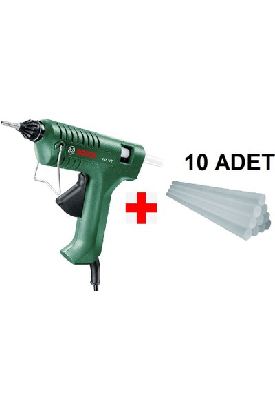 Bosch Pkp 18 E Sicak Silikon Tutkal Mum Tabancasi + 10 Adet Silikon Çubuğu