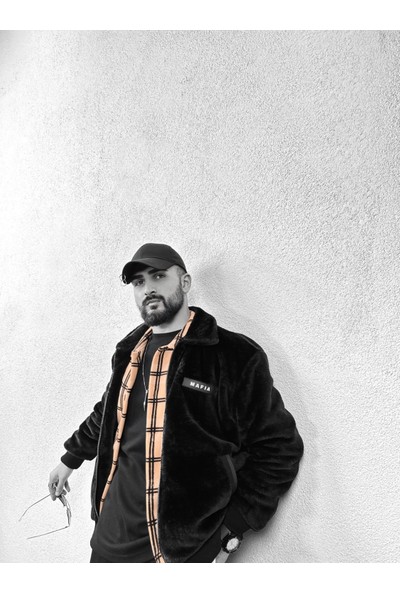 Abluka Kürklü Bomber Ceket Siyah