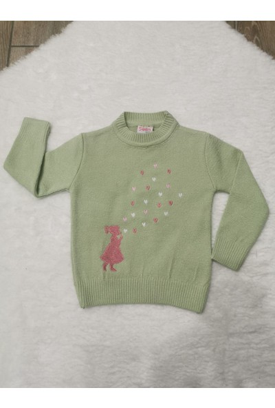 Yağız Bebe Kız Çocuk Triko Kazak