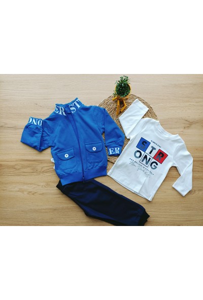 By Murat Erkek Çocuk Takım , Erkek Çocuk 3 Lü Takımı Ceketli , Erkek Çocuk Eşofman , Erkek Çocuk Alt Üst Takım
