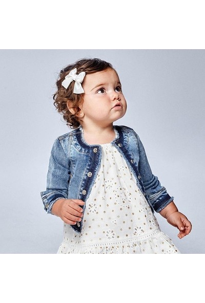 Best Kids Mayoral Kız Bebek Denim Çeket 1482