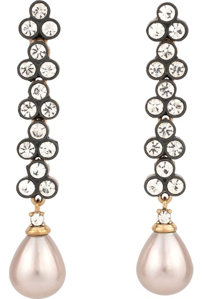 Uslada Bijoux House Damla Incili Su Yolu Küpe